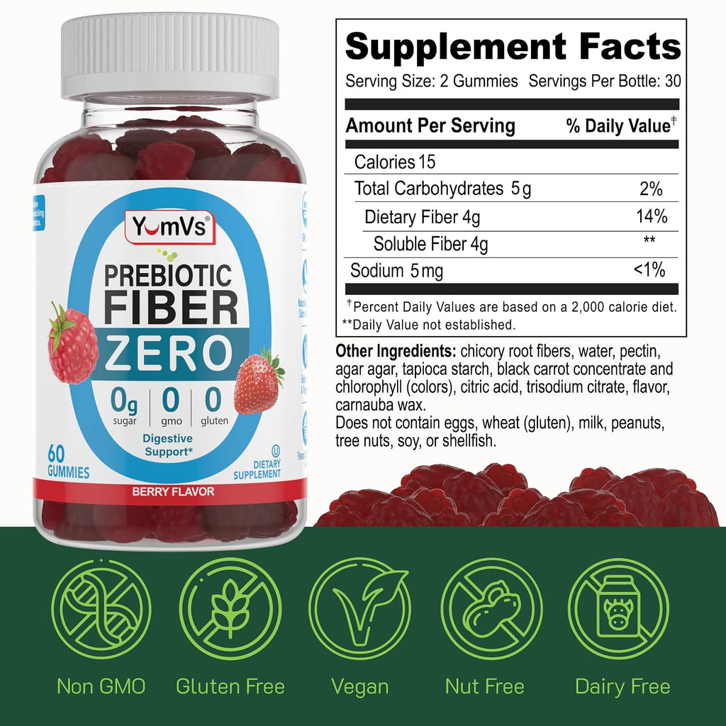 natural berry fiber chewables