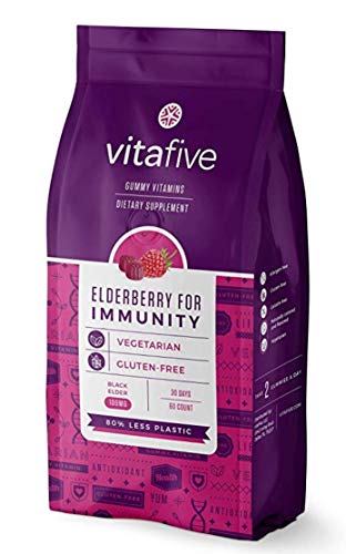 natural berry flavour elderberry gummies