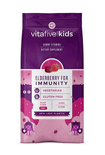natural berry flavour elderberry gummies