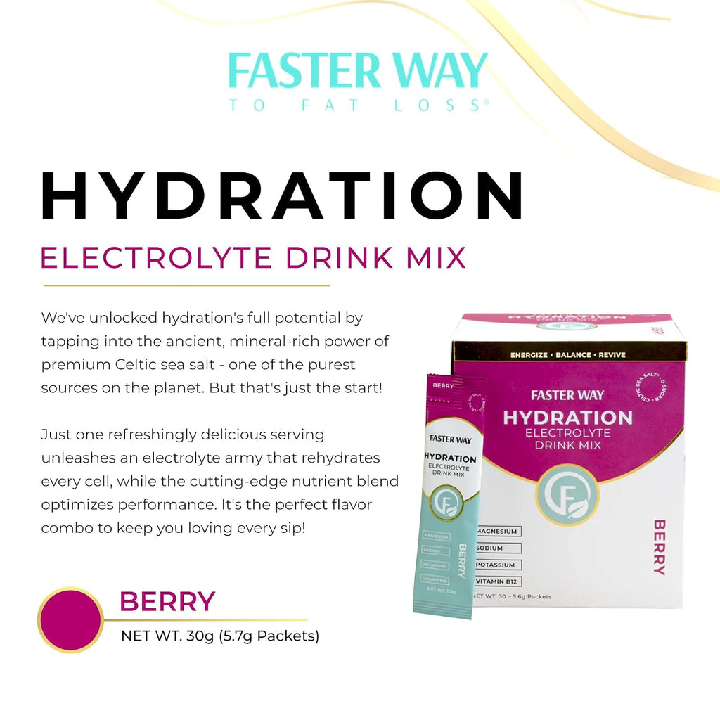 natural berry flavour electrolyte drink