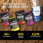 Natural berry flavour electrolyte supplement