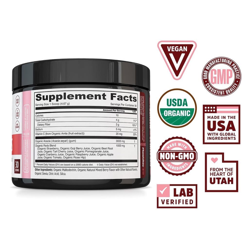Natural berry flavour multivitamin supplement