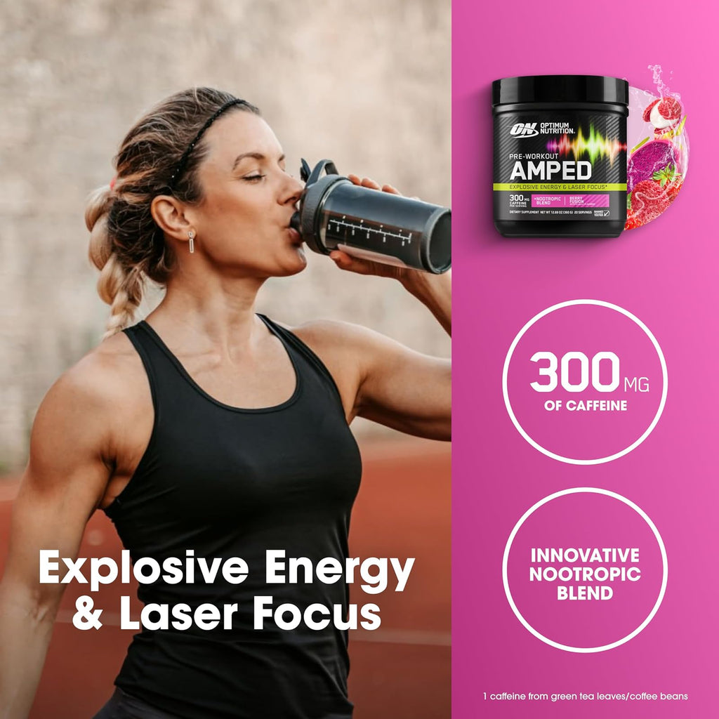natural berry flavour pre-workout supplement