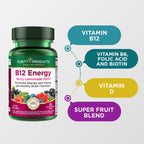 natural berry flavour vitamin B12