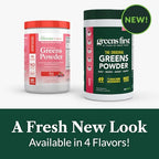 Natural berry greens powders drink