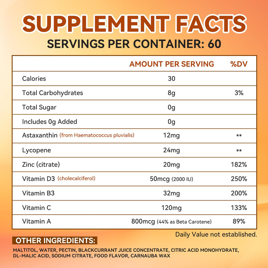 natural beta-carotene tanning support
