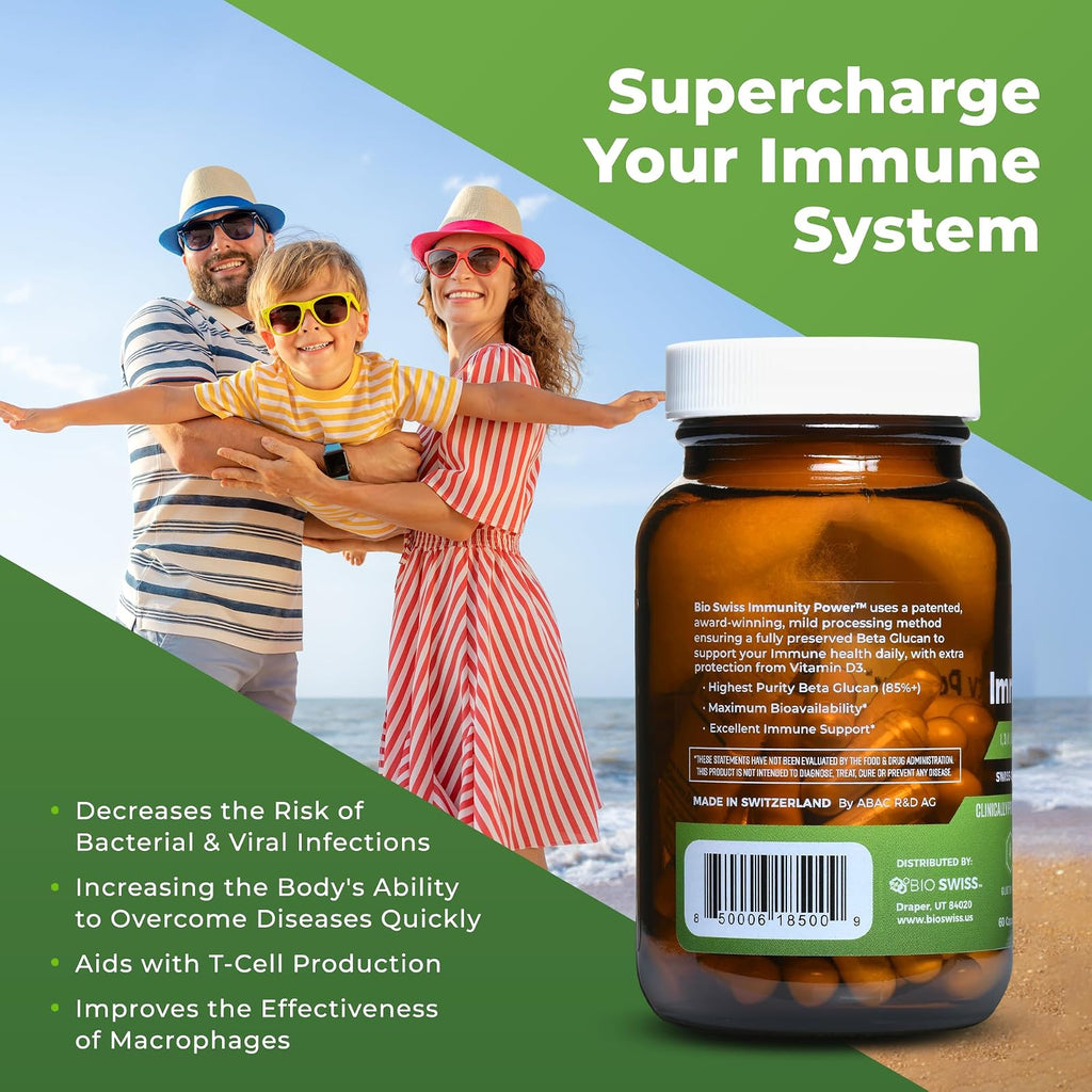Natural Beta Glucan with Vitamin D for vitality
