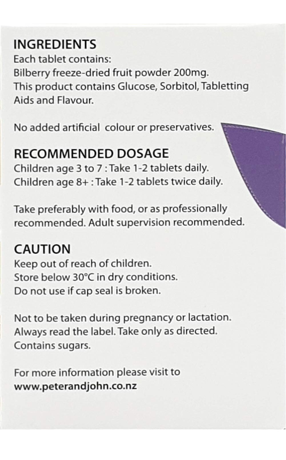 natural bilberry extract for vision