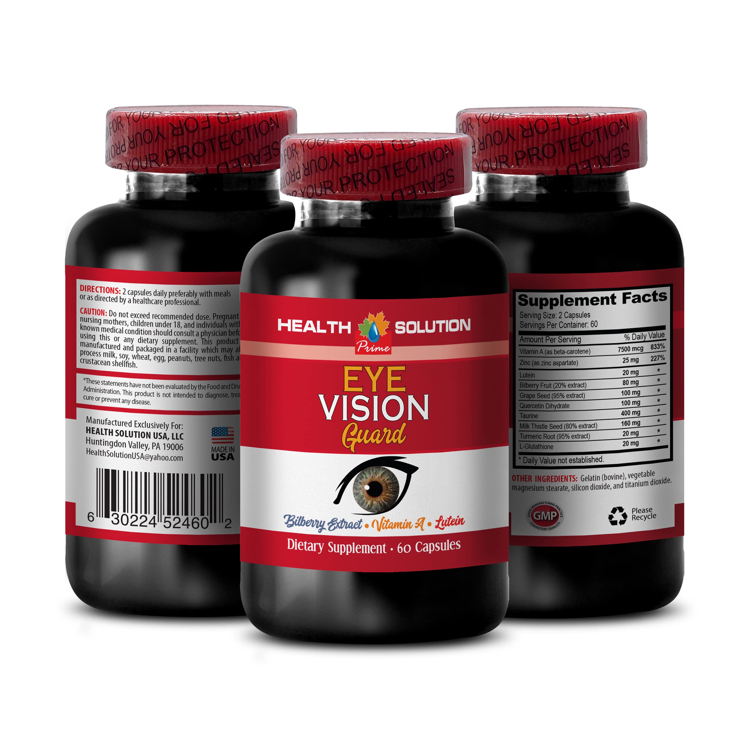 natural bilberry eye health supplement