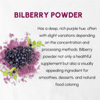 natural bilberry powder for baking