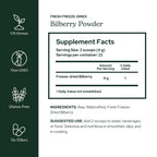 natural bilberry powder for smoothies