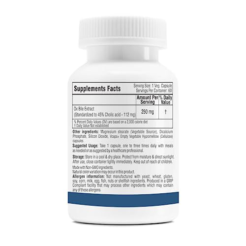 Natural bile support with cholic acid