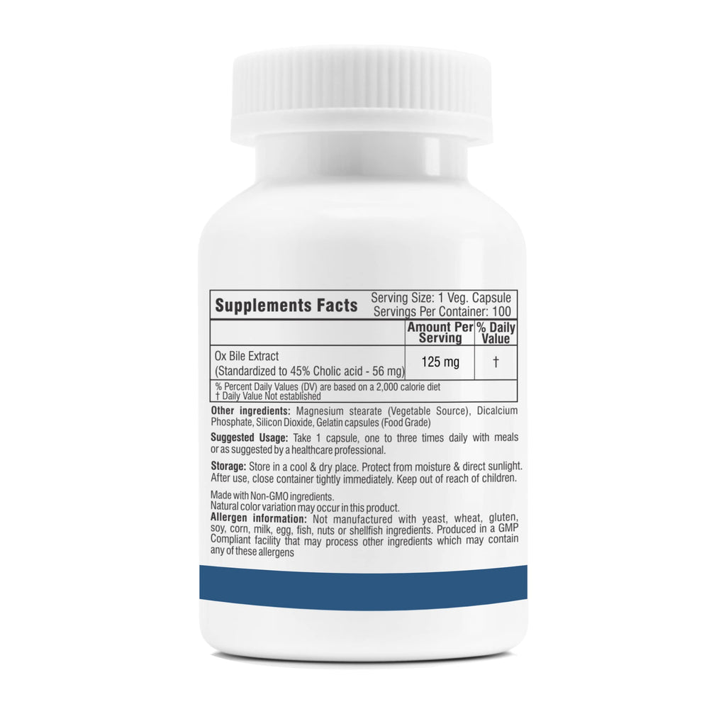 natural bile synthesis support capsules