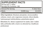 natural biotin for beauty and health