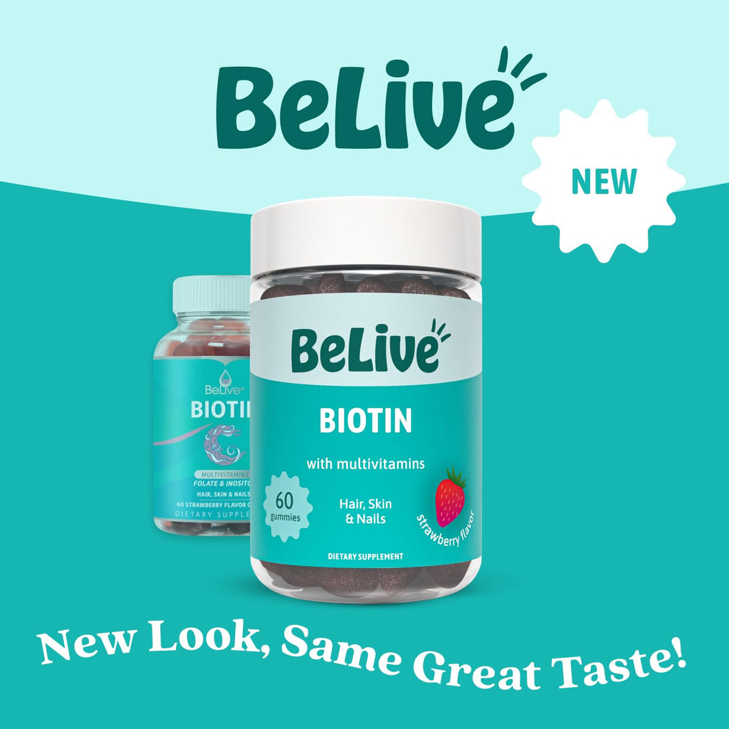 Natural biotin gummies for beauty