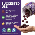 natural biotin gummies for beauty