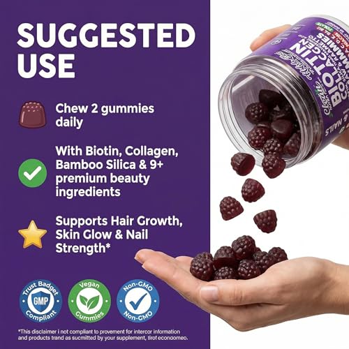 natural biotin gummies for beauty