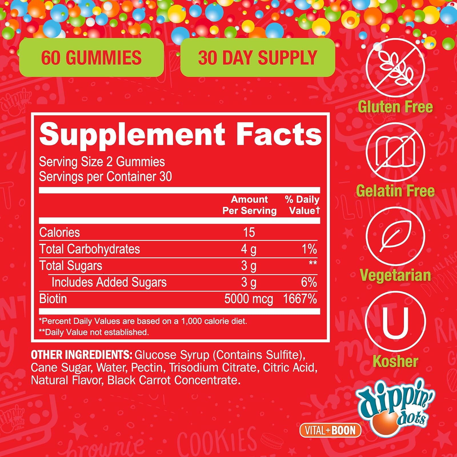 natural biotin gummies for daily nutrition