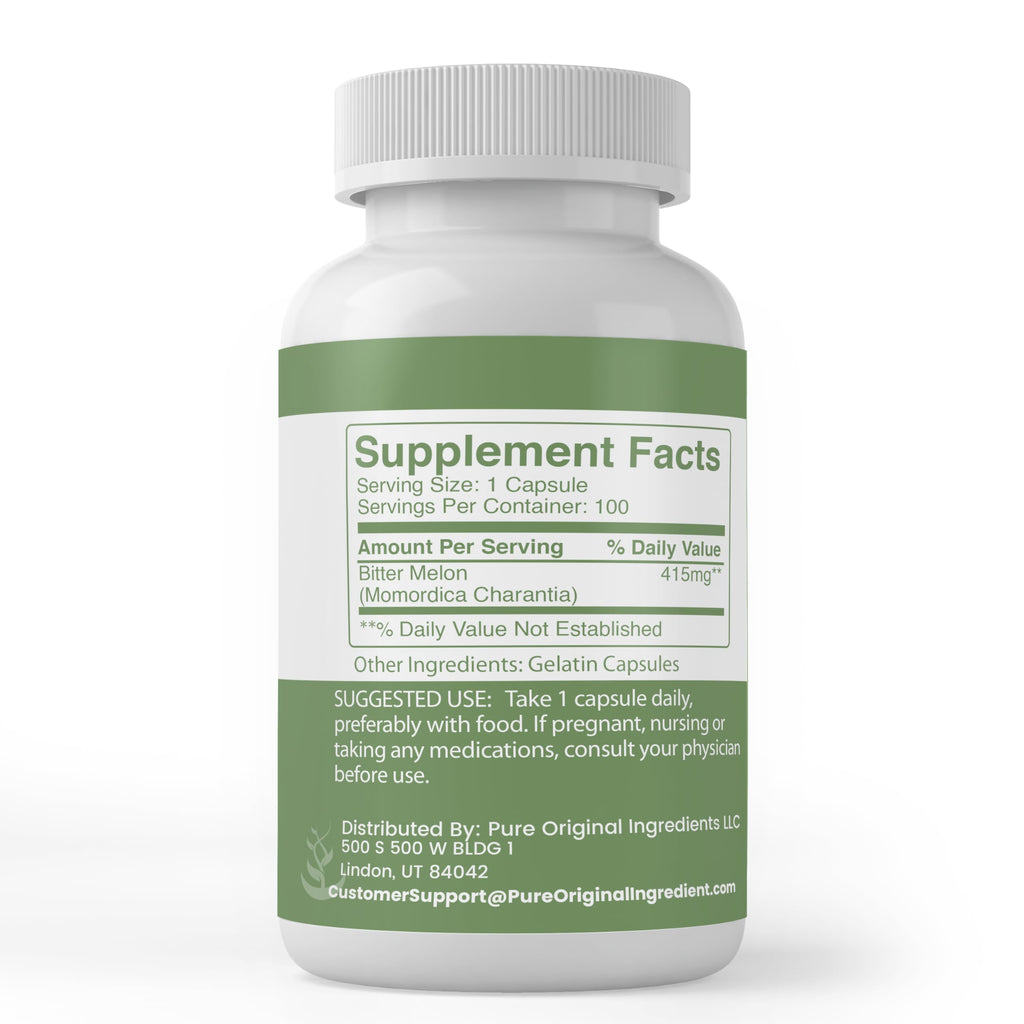 natural bitter melon dietary supplement
