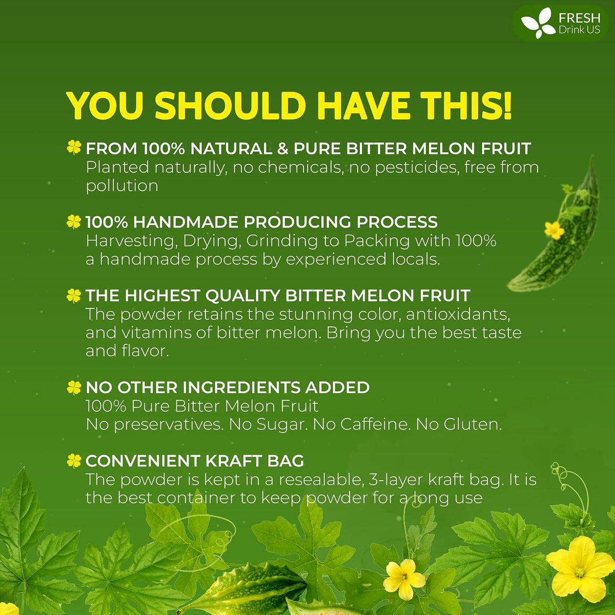 natural bitter melon powder benefits
