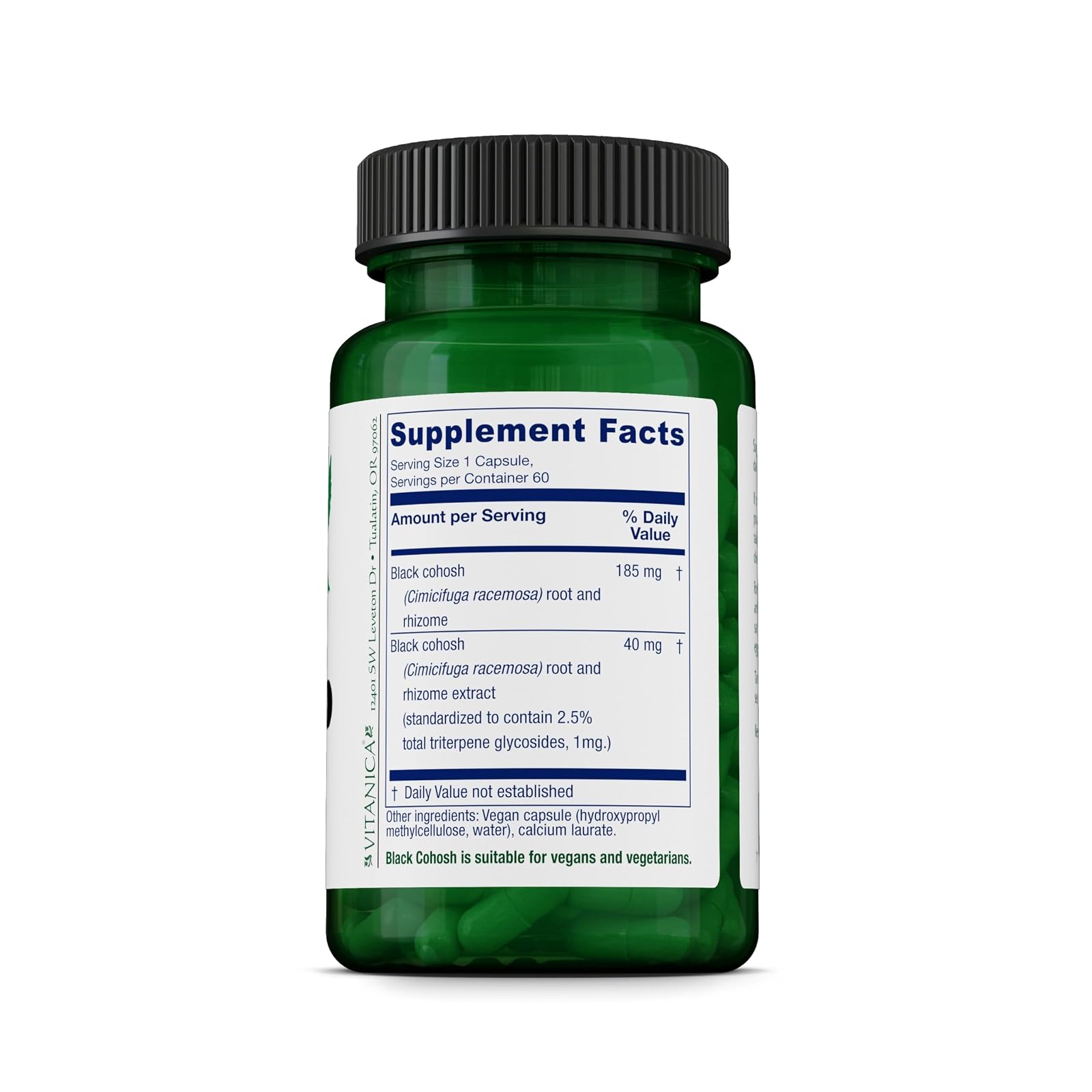 natural black cohosh extract capsules