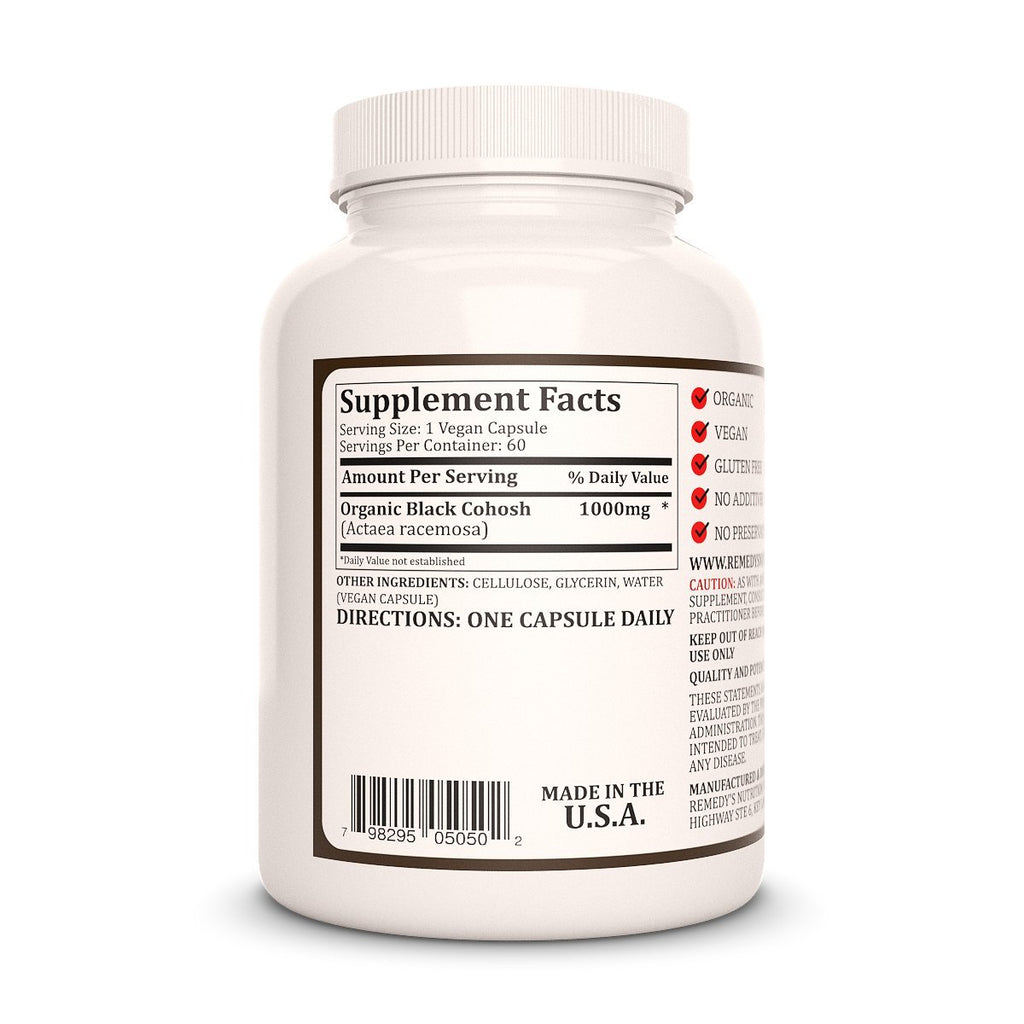 natural black cohosh for hot flashes