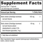 natural black cohosh for menopause relief