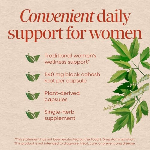 natural black cohosh for women's health