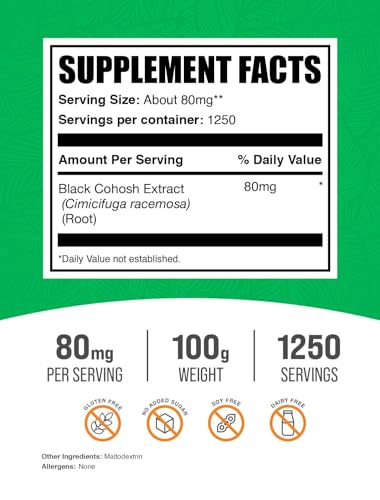 natural black cohosh for women's health