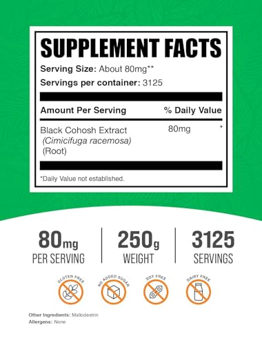 natural black cohosh for women's health