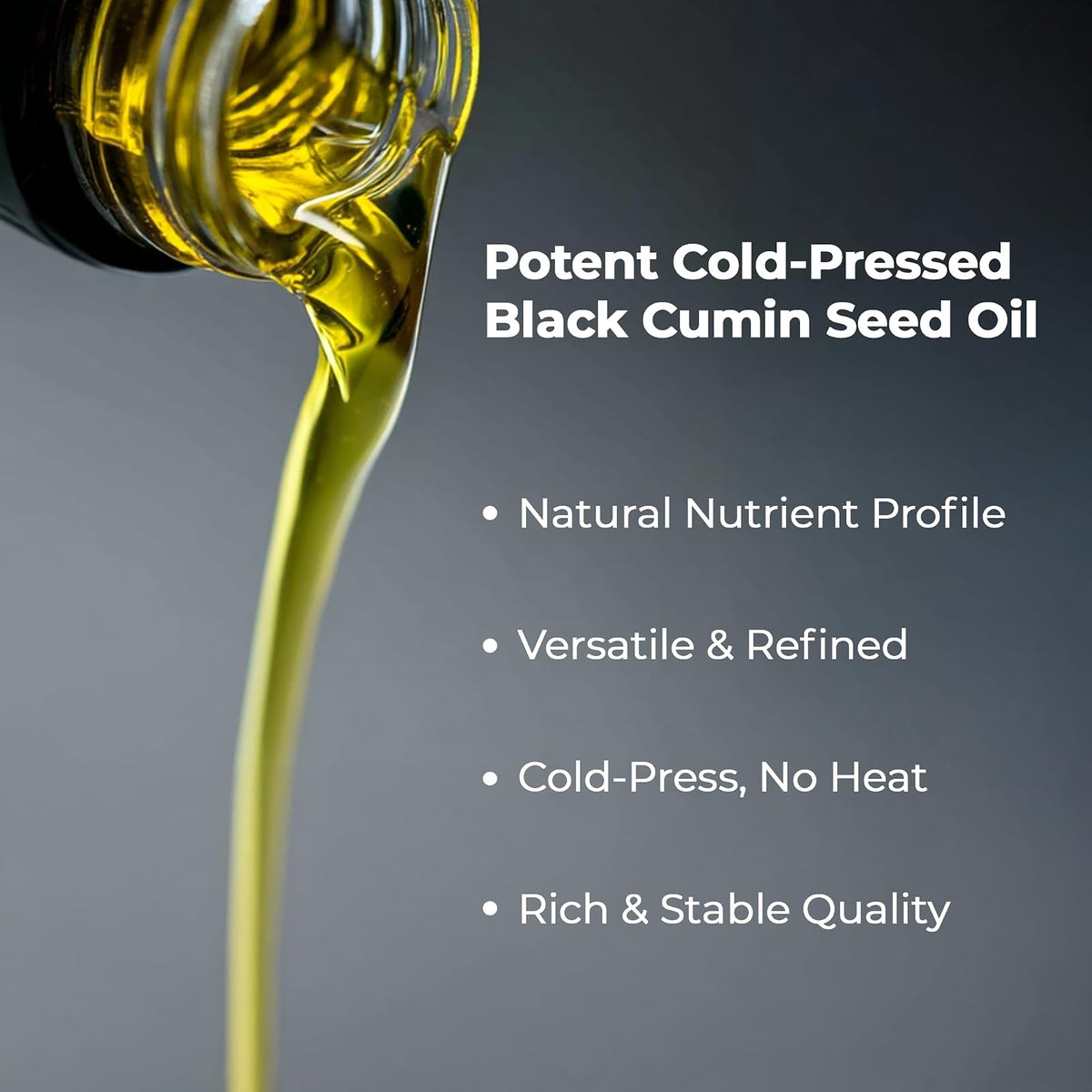 natural black cumin oil supplement