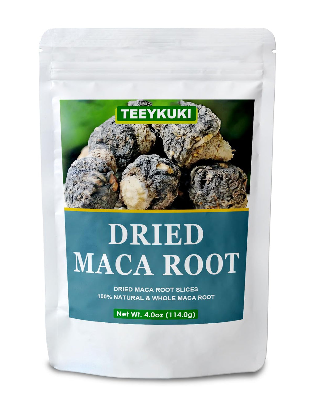 natural black maca root slices