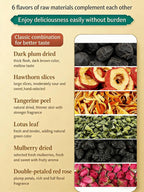 natural black plum hawthorn infusion