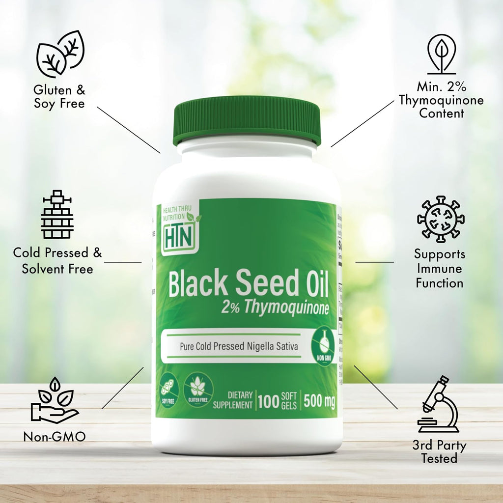 natural black seed oil for immune support
