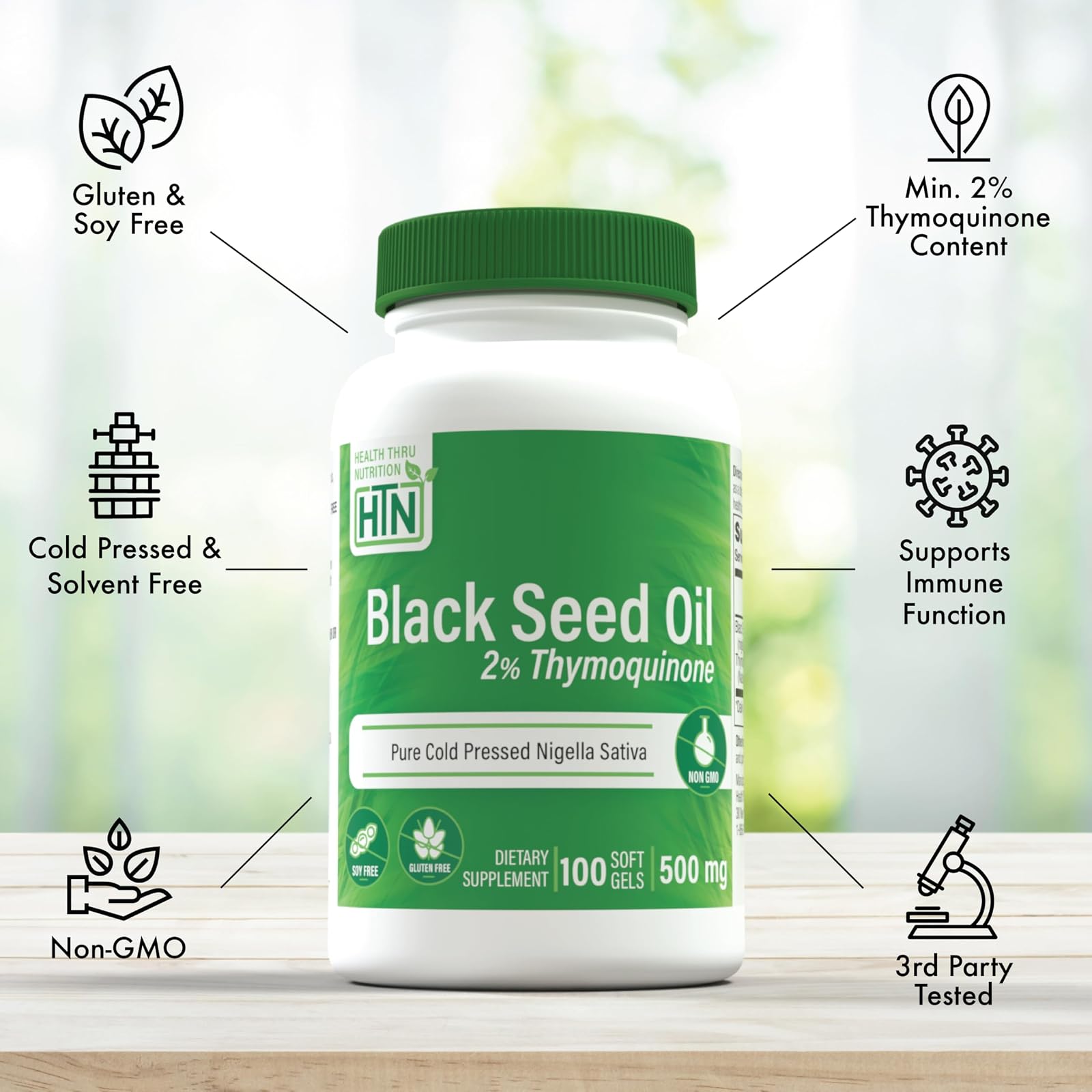natural black seed oil for immune support