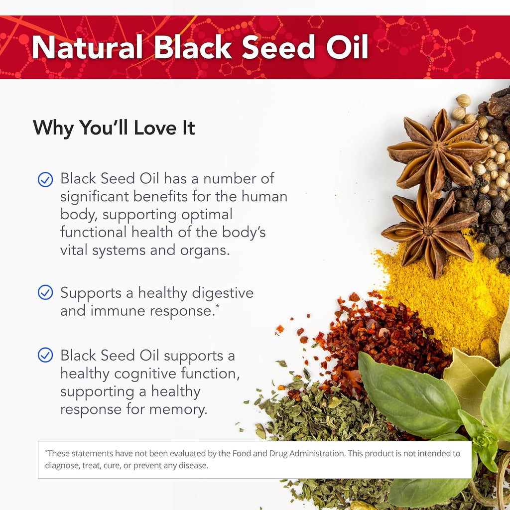 natural black seed oil for immunity