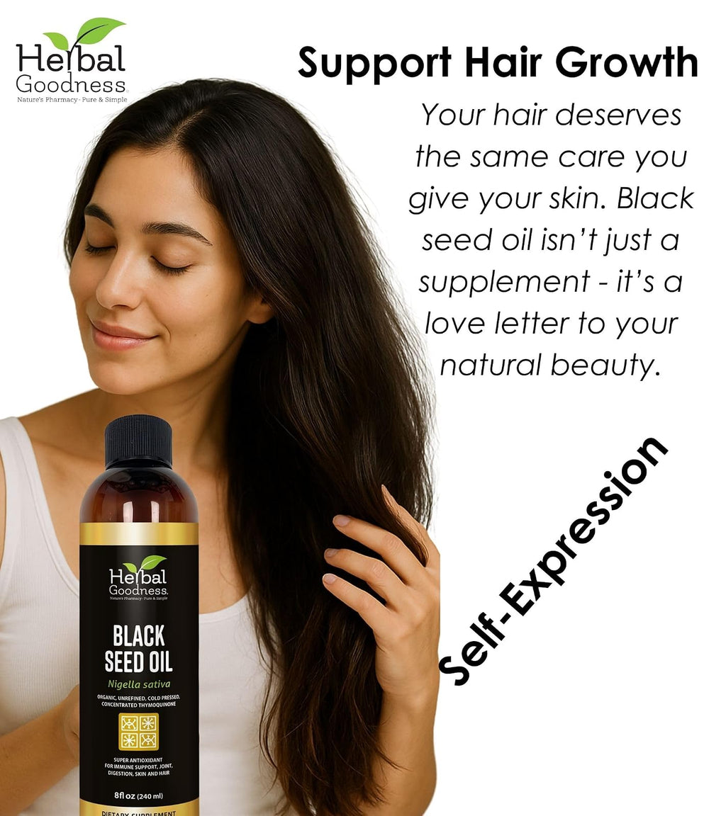 Natural black seed oil for skin