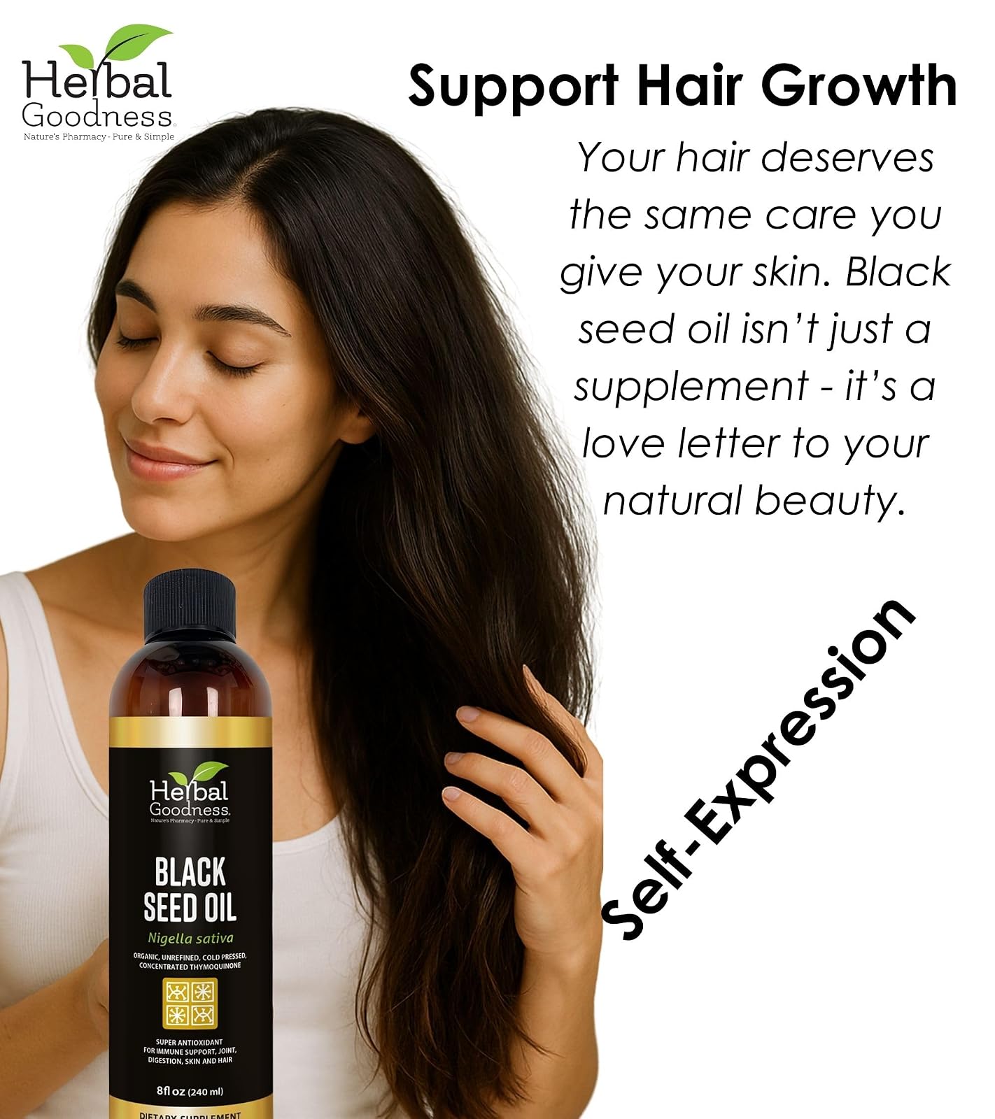 Natural black seed oil for skin