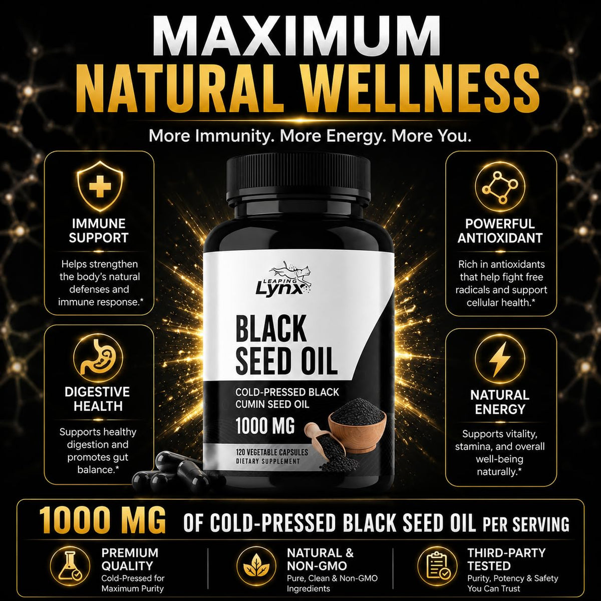 natural black seed oil for wellness