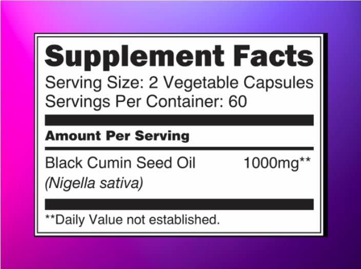 natural black seed oil for wellness
