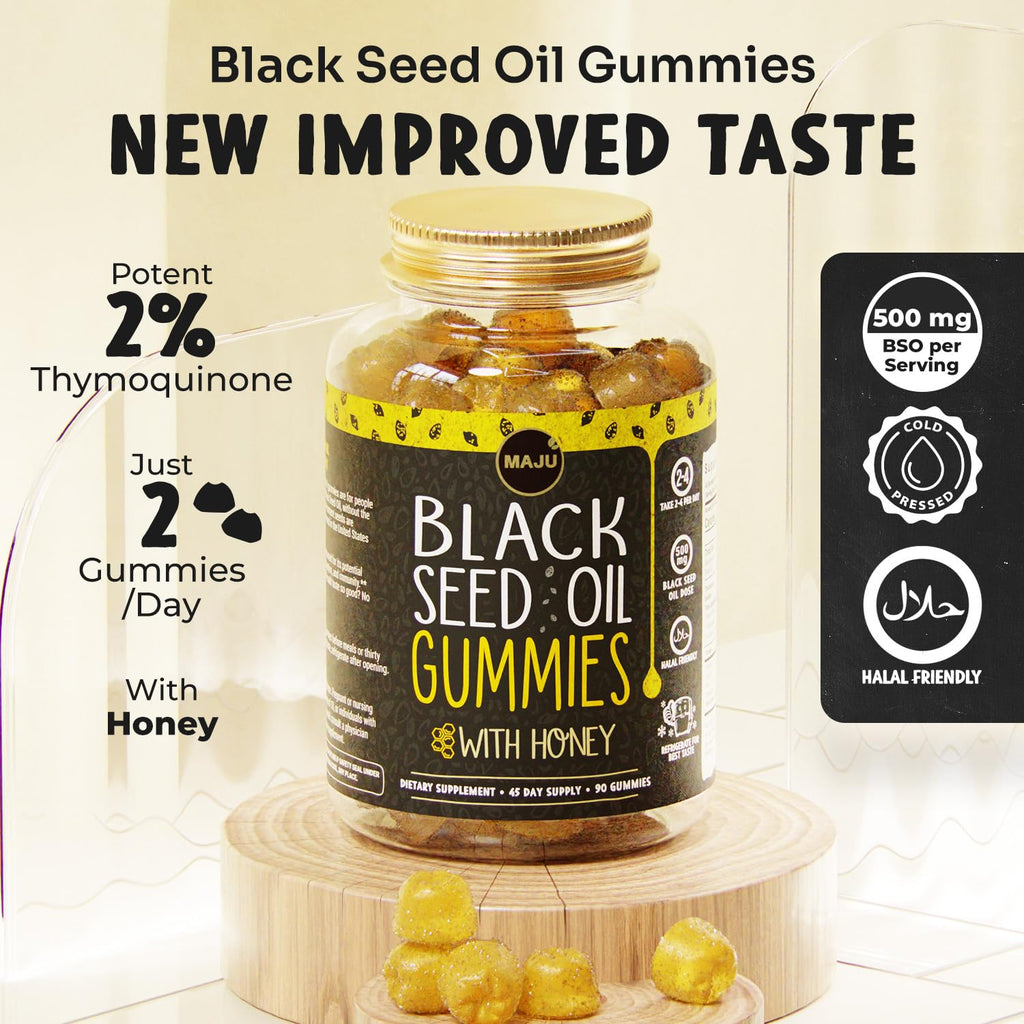 natural black seed oil gummies for digestion