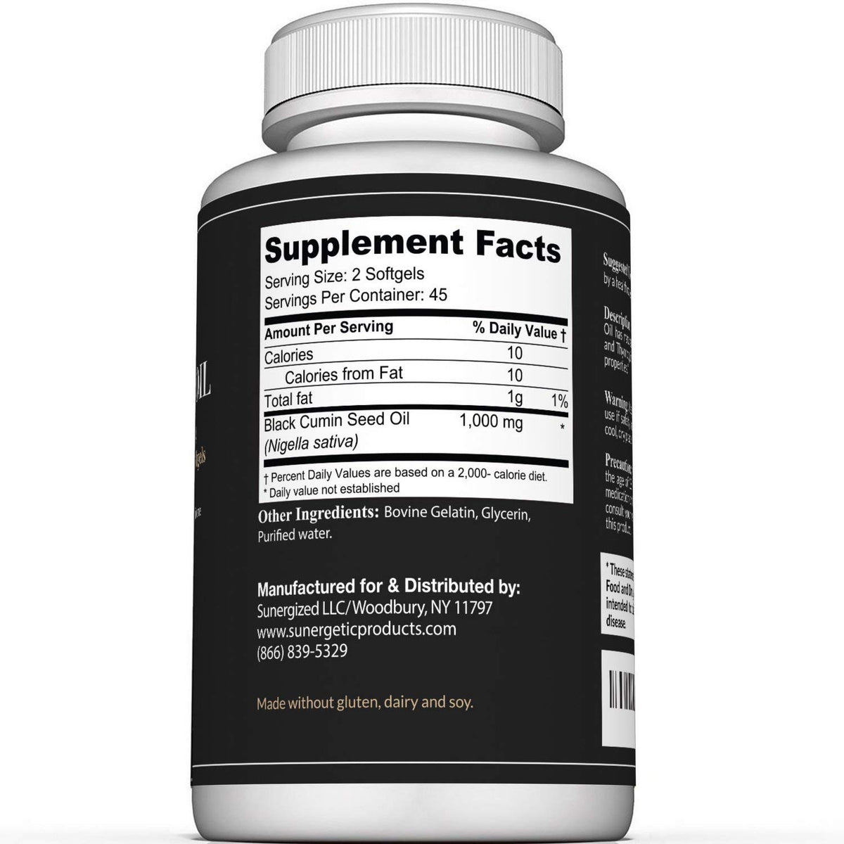 natural black seed oil supplement benefits