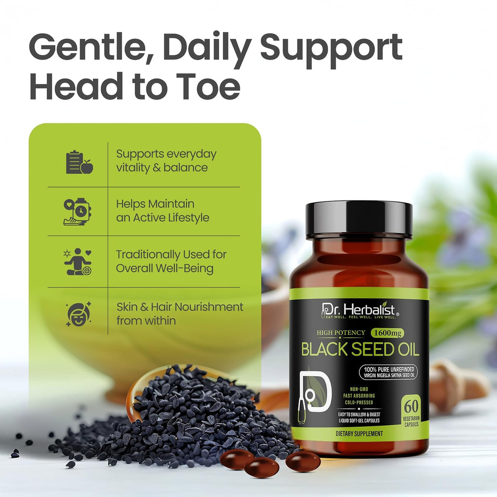 natural black seed oil supplement