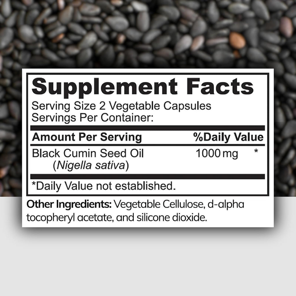 natural black seed oil supplement