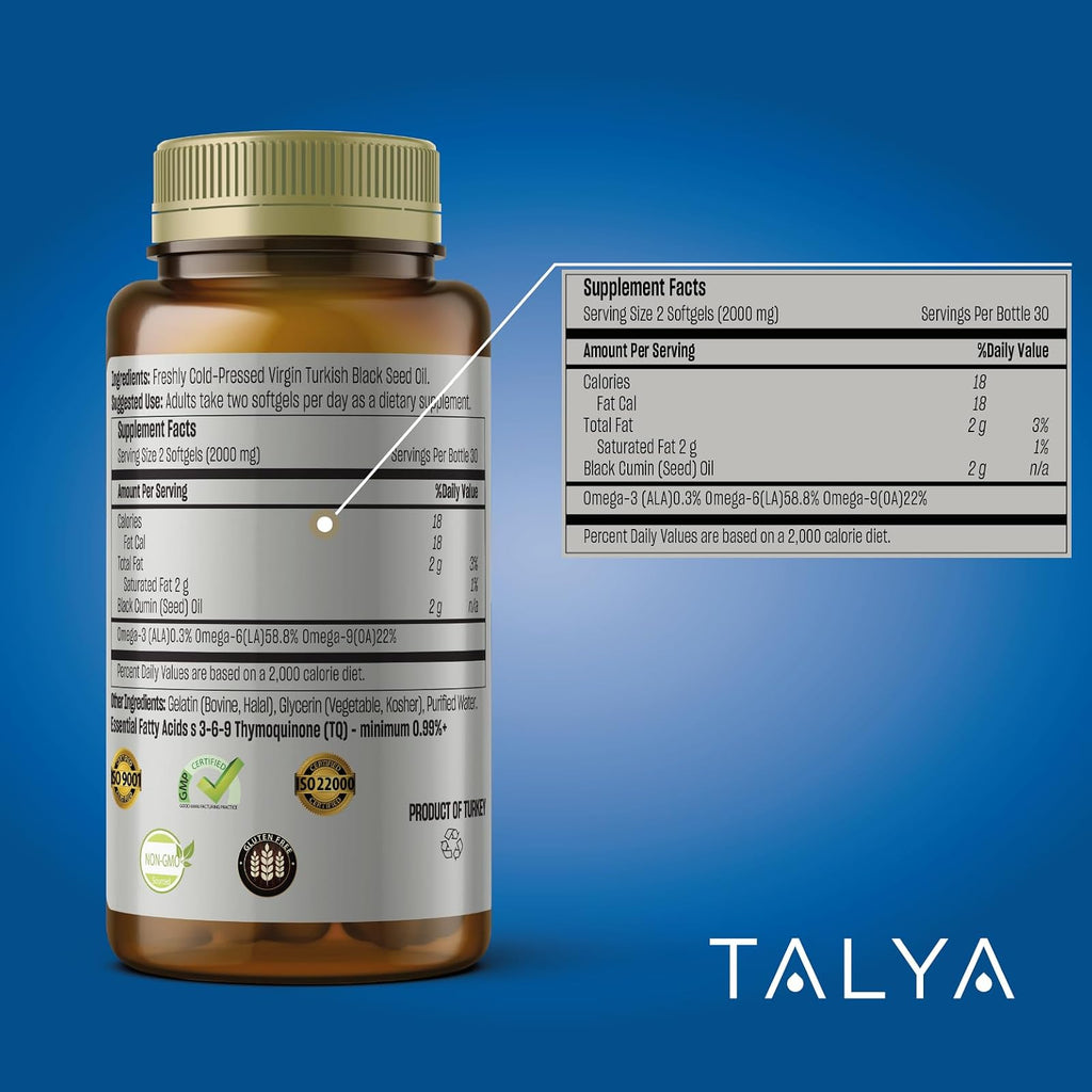 natural black seed oil supplement