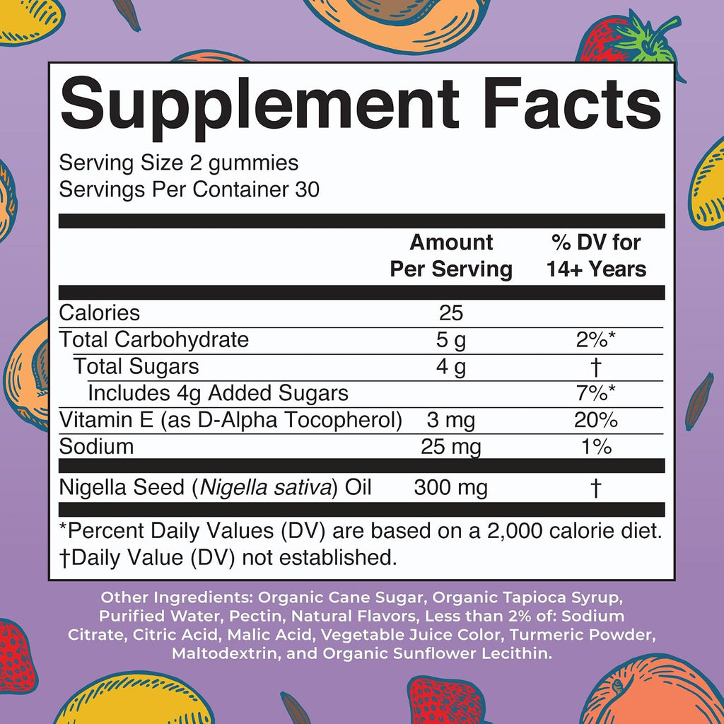 natural black seed oil supplement