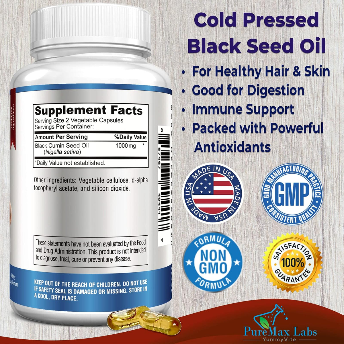 natural black seed oil supplement