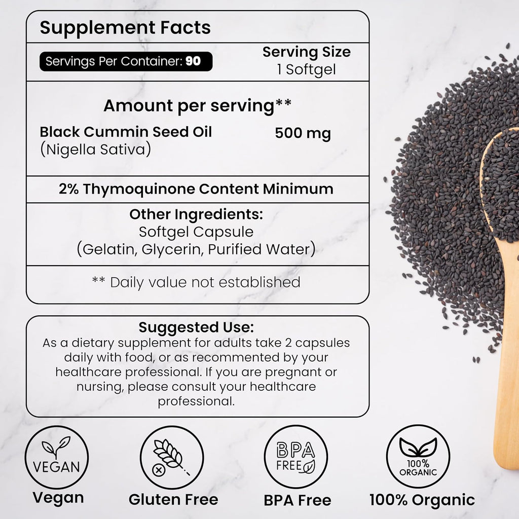 natural black seed oil supplement