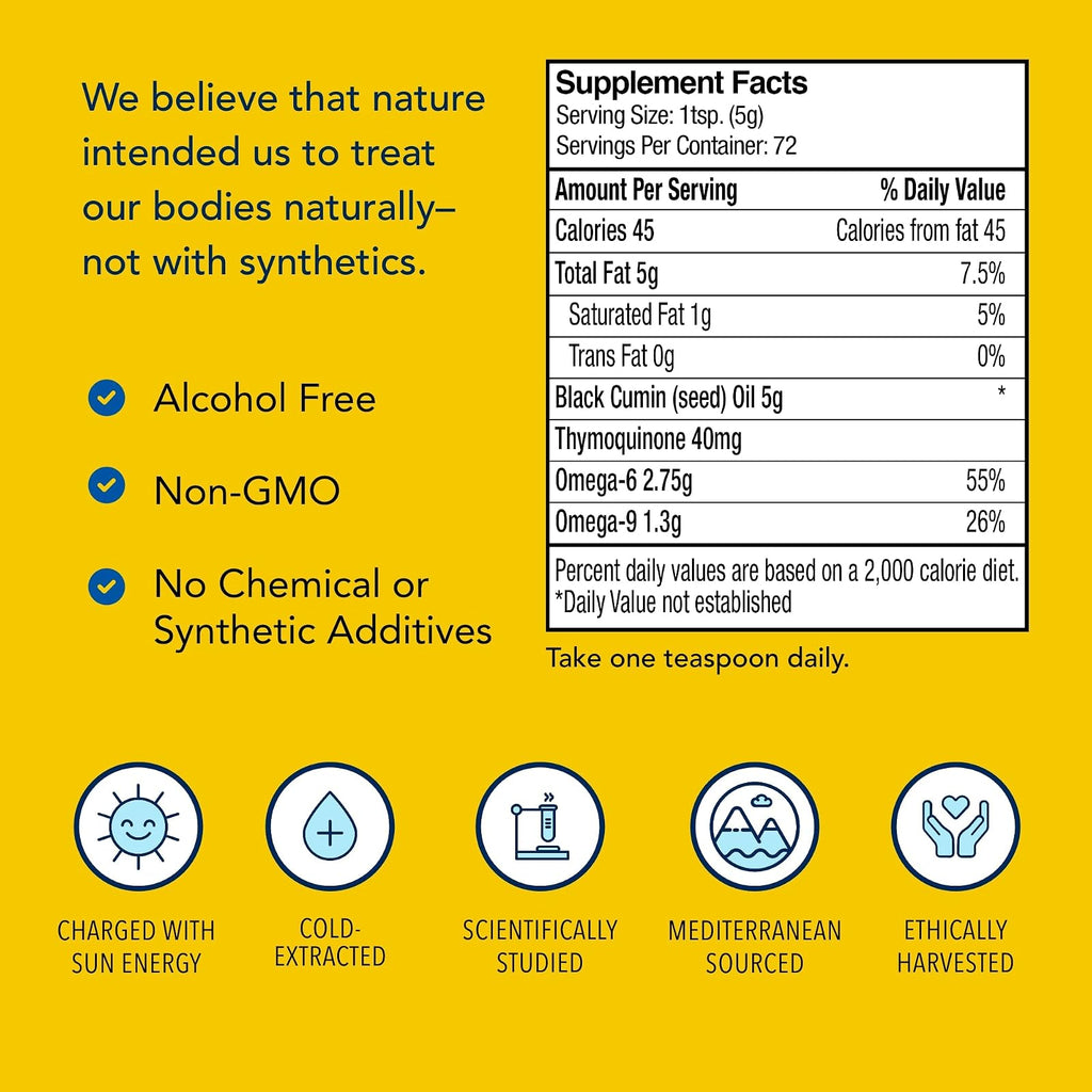 natural black seed oil supplement