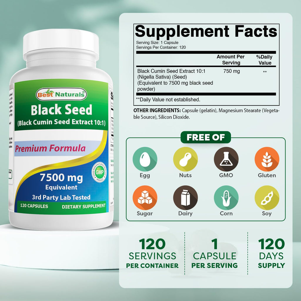 natural black seed oil supplement
